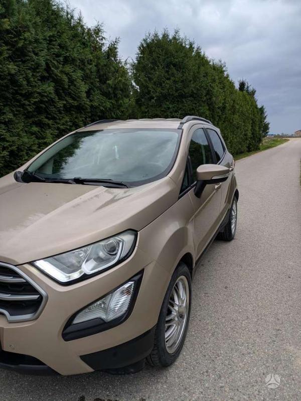 Brown Ford EcoSport 2019 in Jonava, with an engine capacity of 1.00 L and mileage of 84 thousand km for 10500 €, photo 9 on AUTOMOTO.COM.LV