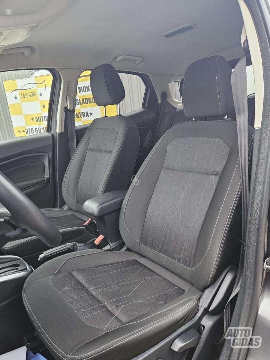 Brown Ford EcoSport 2019 in Siauliai, with an engine capacity of 1.00 L and mileage of 217 thousand km for 10450 €, photo 16 on AUTOMOTO.COM.LV