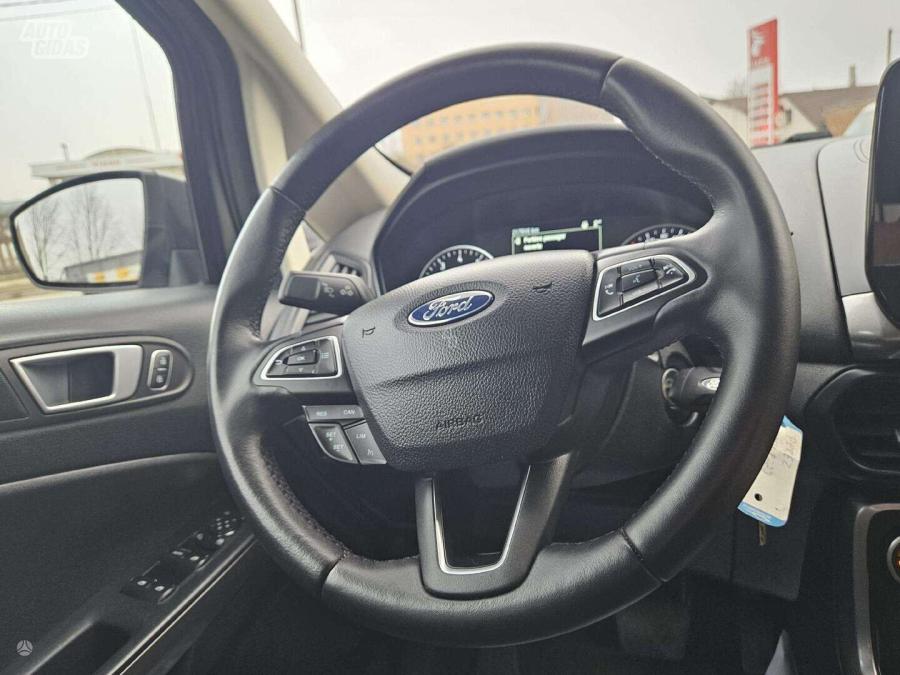 Brown Ford EcoSport 2019 in Siauliai, with an engine capacity of 1.00 L and mileage of 217 thousand km for 10450 €, photo 19 on AUTOMOTO.COM.LV