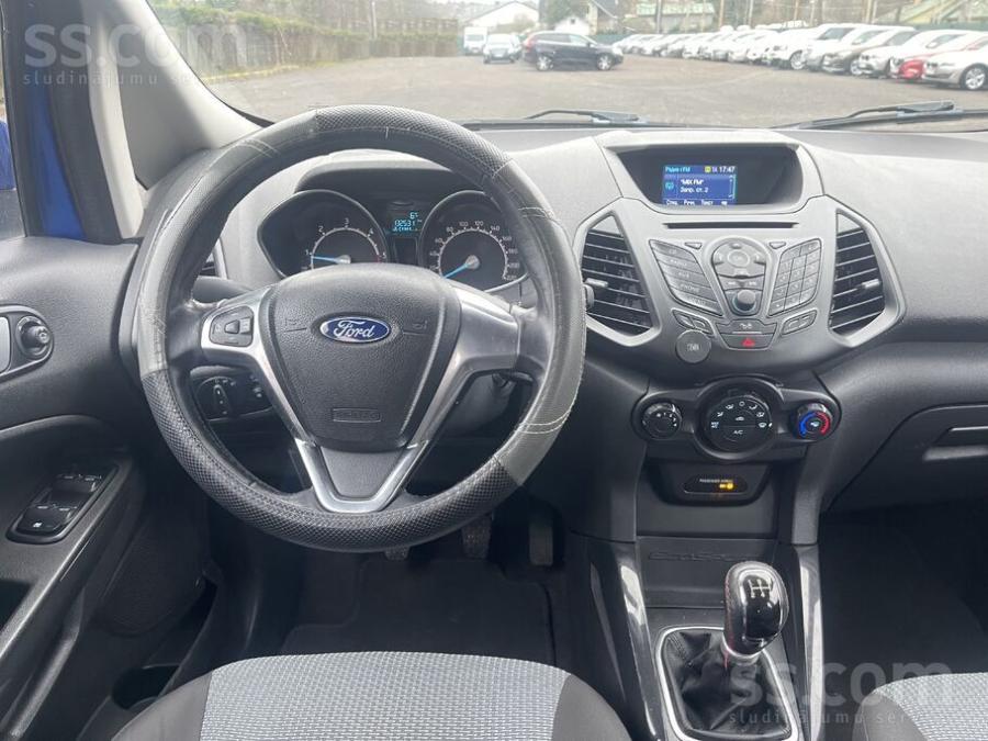 Ford EcoSport 2017 Rīga, ar dzinēja tilpumu 1.50 L un nobraukumu 133 tūkst. km par 6950 €, foto 7 vietnē AUTOMOTO.COM.LV