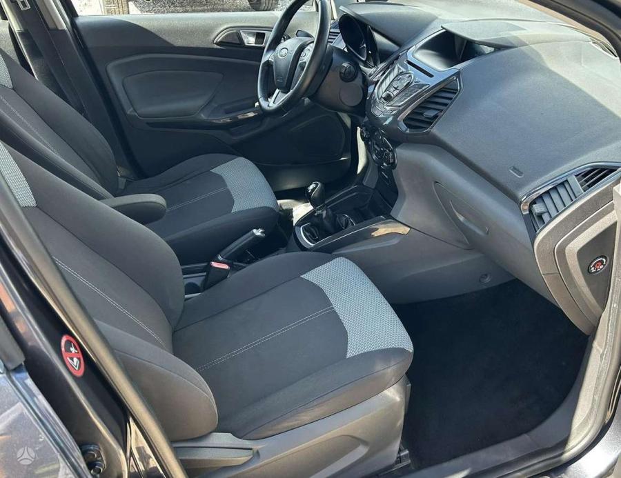 Grey Ford EcoSport 2014 in Taurage, with an engine capacity of 1.50 L and mileage of 193 thousand km for 5200 €, photo 12 on AUTOMOTO.COM.LV