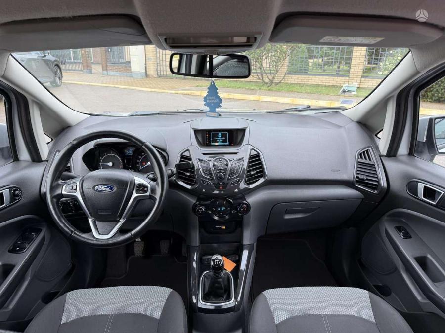Pelēks Ford EcoSport 2014 Tauragė, ar dzinēja tilpumu 1.00 L un nobraukumu 178 tūkst. km par 4400 €, foto 18 vietnē AUTOMOTO.COM.LV