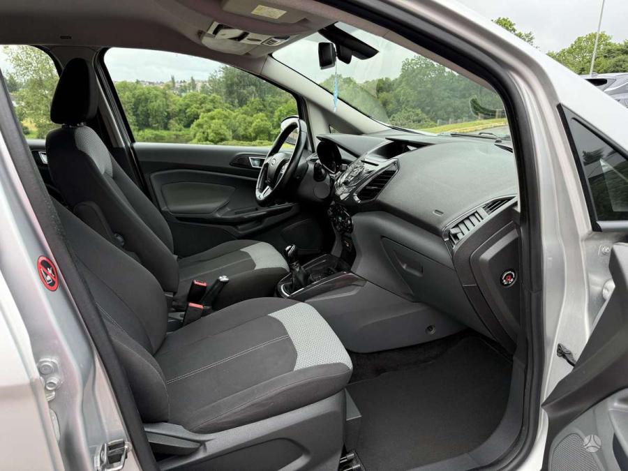 Pelēks Ford EcoSport 2014 Tauragė, ar dzinēja tilpumu 1.00 L un nobraukumu 178 tūkst. km par 4400 €, foto 19 vietnē AUTOMOTO.COM.LV