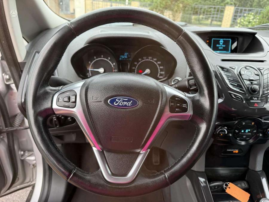 Pelēks Ford EcoSport 2014 Tauragė, ar dzinēja tilpumu 1.00 L un nobraukumu 178 tūkst. km par 4400 €, foto 21 vietnē AUTOMOTO.COM.LV