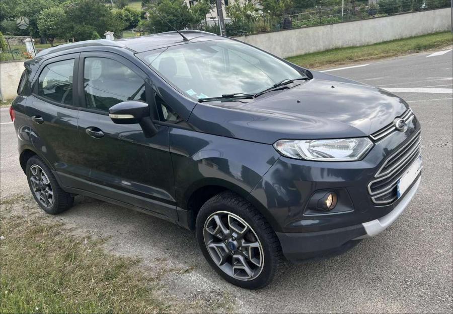 Pelēks Ford EcoSport 2014 Tauragė, ar dzinēja tilpumu 1.50 L un nobraukumu 193 tūkst. km par 4800 €, foto 1 vietnē AUTOMOTO.COM.LV