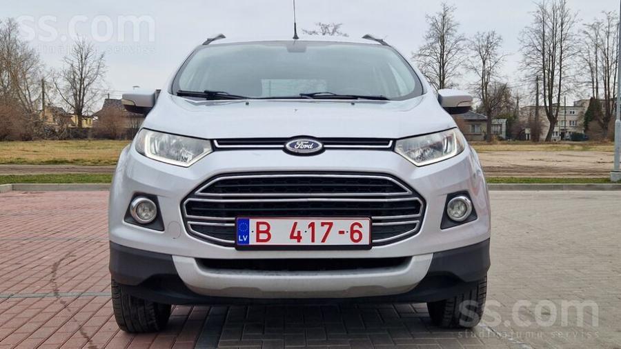 Grey Ford EcoSport 2015 in Jelgava, with an engine capacity of 1.50 L and mileage of 203 thousand km for 5900 €, photo 1 on AUTOMOTO.COM.LV