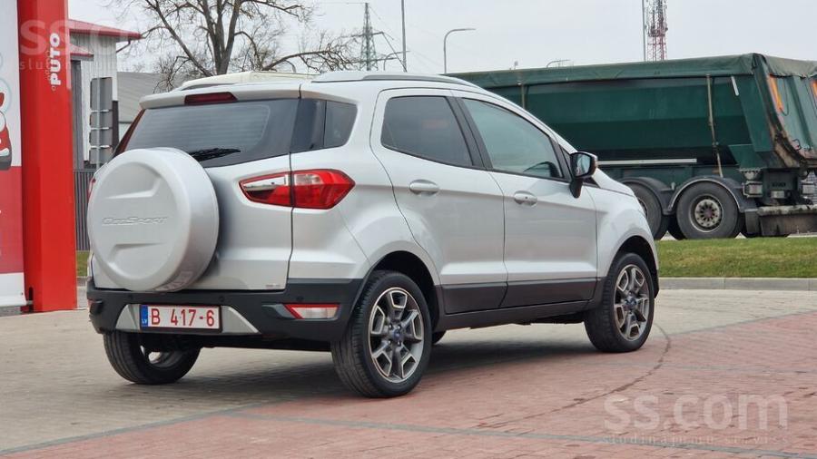 Grey Ford EcoSport 2015 in Jelgava, with an engine capacity of 1.50 L and mileage of 203 thousand km for 5900 €, photo 6 on AUTOMOTO.COM.LV