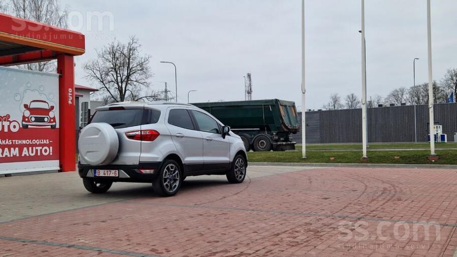 Grey Ford EcoSport 2015 in Jelgava, with an engine capacity of 1.50 L and mileage of 203 thousand km for 5900 €, photo 7 on AUTOMOTO.COM.LV