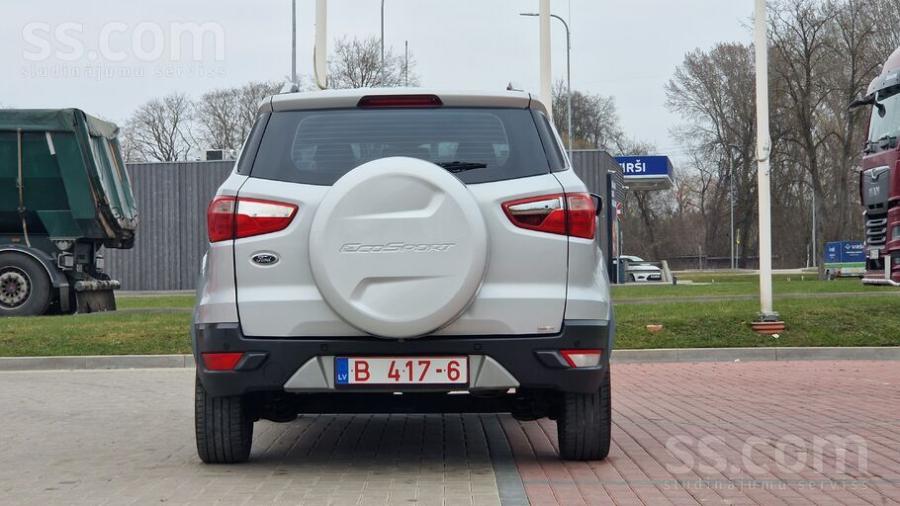 Grey Ford EcoSport 2015 in Jelgava, with an engine capacity of 1.50 L and mileage of 203 thousand km for 5900 €, photo 8 on AUTOMOTO.COM.LV