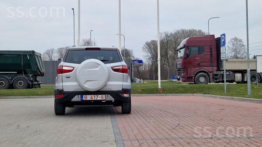 Grey Ford EcoSport 2015 in Jelgava, with an engine capacity of 1.50 L and mileage of 203 thousand km for 5900 €, photo 9 on AUTOMOTO.COM.LV