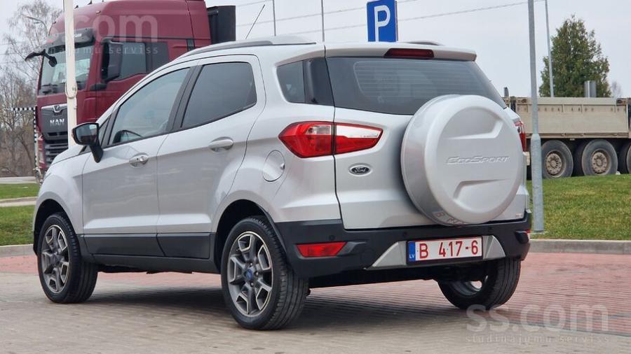 Grey Ford EcoSport 2015 in Jelgava, with an engine capacity of 1.50 L and mileage of 203 thousand km for 5900 €, photo 10 on AUTOMOTO.COM.LV