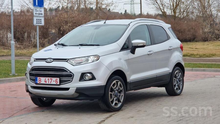 Grey Ford EcoSport 2015 in Jelgava, with an engine capacity of 1.50 L and mileage of 203 thousand km for 5900 €, photo 14 on AUTOMOTO.COM.LV