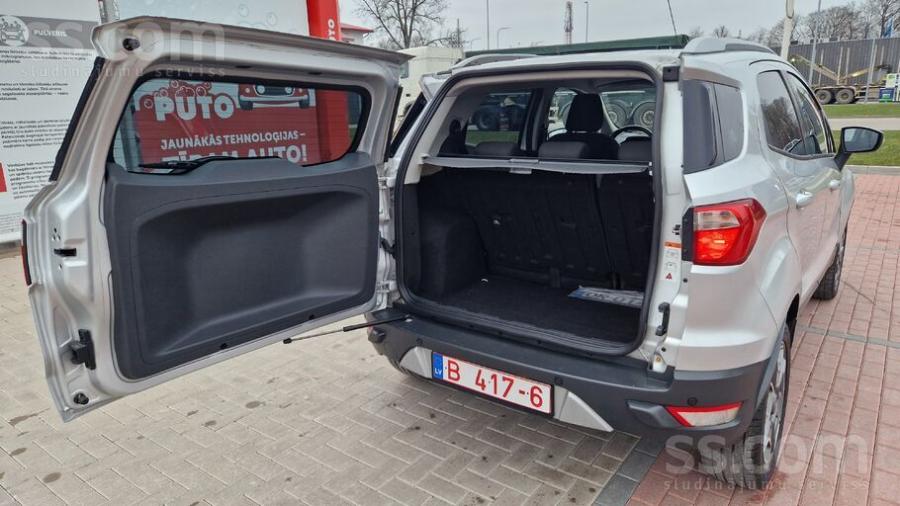 Grey Ford EcoSport 2015 in Jelgava, with an engine capacity of 1.50 L and mileage of 203 thousand km for 5900 €, photo 23 on AUTOMOTO.COM.LV