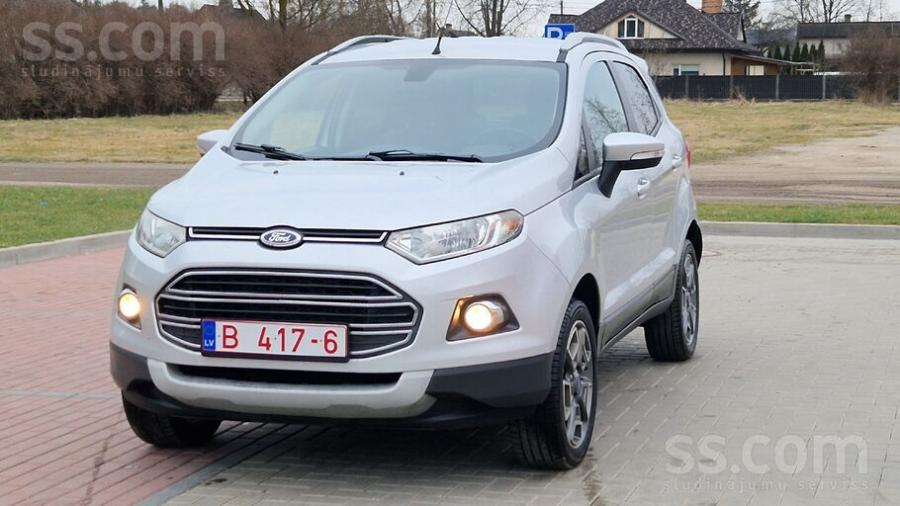 Grey Ford EcoSport 2015 in Jelgava, with an engine capacity of 1.50 L and mileage of 203 thousand km for 5900 €, photo 24 on AUTOMOTO.COM.LV