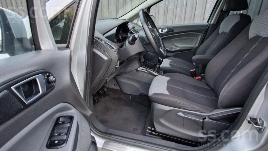 Grey Ford EcoSport 2015 in Jelgava, with an engine capacity of 1.50 L and mileage of 203 thousand km for 5900 €, photo 27 on AUTOMOTO.COM.LV