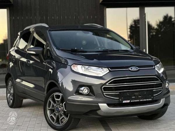 Pelēks Ford EcoSport 2016 Šauļi, ar dzinēja tilpumu 1.50 L un nobraukumu 170 tūkst. km par 7950 €, foto 1 vietnē AUTOMOTO.COM.LV