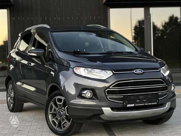 Pelēks Ford EcoSport 2016 Šauļi, ar dzinēja tilpumu 1.50 L un nobraukumu 170 tūkst. km par 7950 €, foto 1 vietnē AUTOMOTO.COM.LV