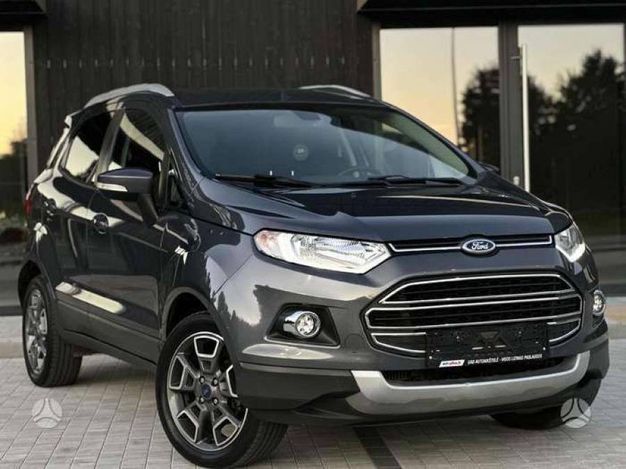 Grey Ford EcoSport 2016 in Siauliai, with an engine capacity of 1.50 L and mileage of 170 thousand km for 7950 €, photo 1 on AUTOMOTO.COM.LV
