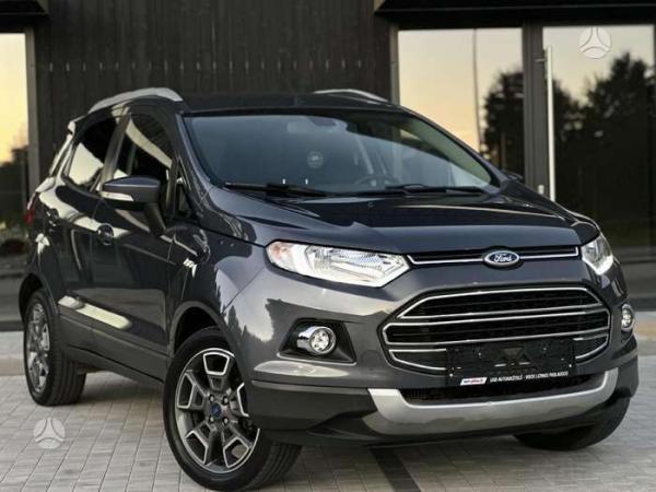 Grey Ford EcoSport 2016 in Siauliai, with an engine capacity of 1.50 L and mileage of 170 thousand km for 7950 €, photo 1 on AUTOMOTO.COM.LV