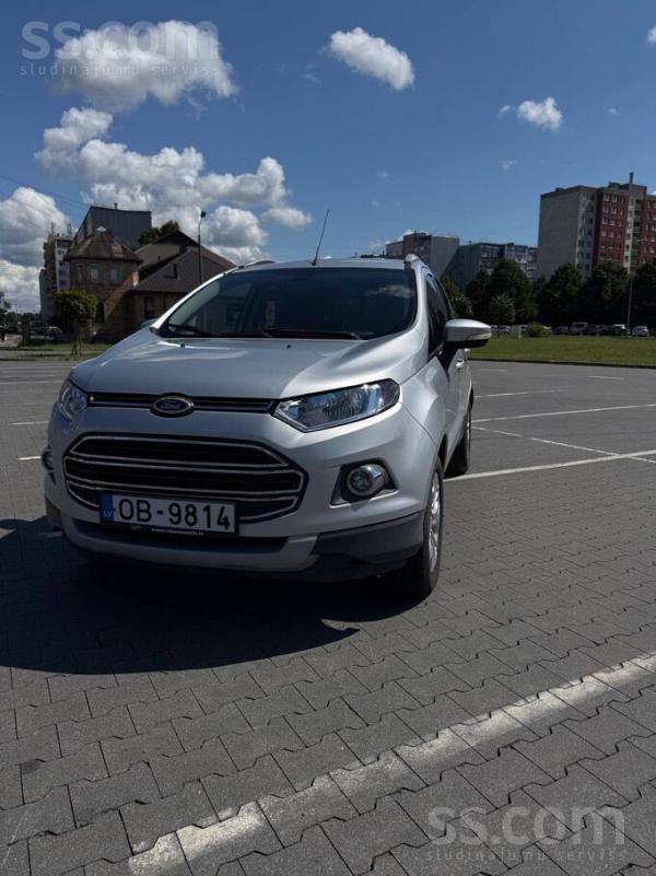 Grey Ford EcoSport 2016 in Riga, with an engine capacity of 1.50 L and mileage of 231 thousand km for 5800 €, photo 1 on AUTOMOTO.COM.LV