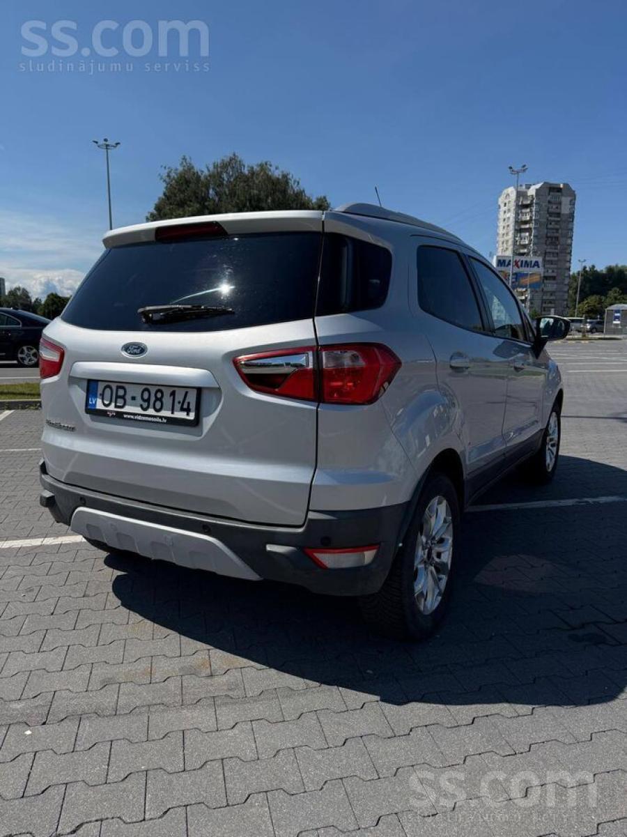 Pelēks Ford EcoSport 2016 Rīga, ar dzinēja tilpumu 1.50 L un nobraukumu 231 tūkst. km par 5800 €, foto 5 vietnē AUTOMOTO.COM.LV