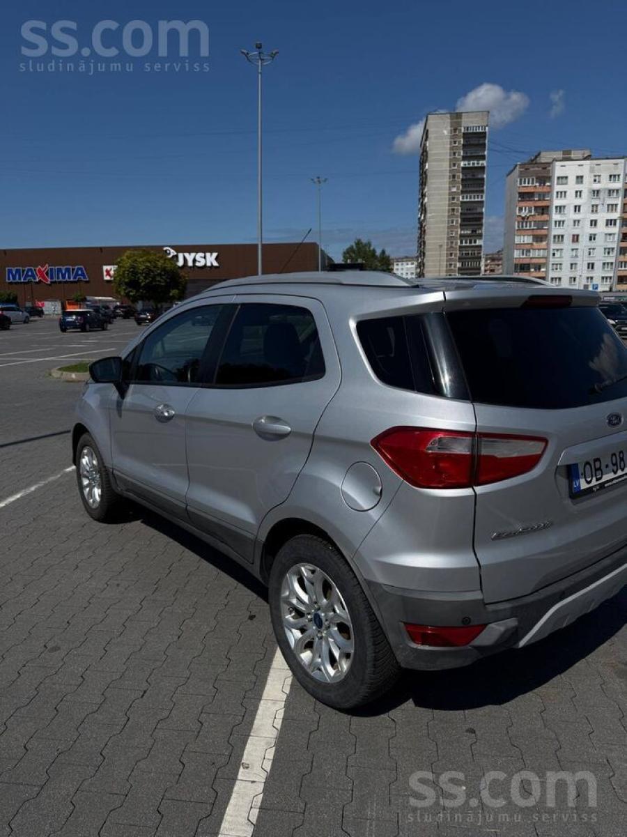 Pelēks Ford EcoSport 2016 Rīga, ar dzinēja tilpumu 1.50 L un nobraukumu 231 tūkst. km par 5800 €, foto 6 vietnē AUTOMOTO.COM.LV
