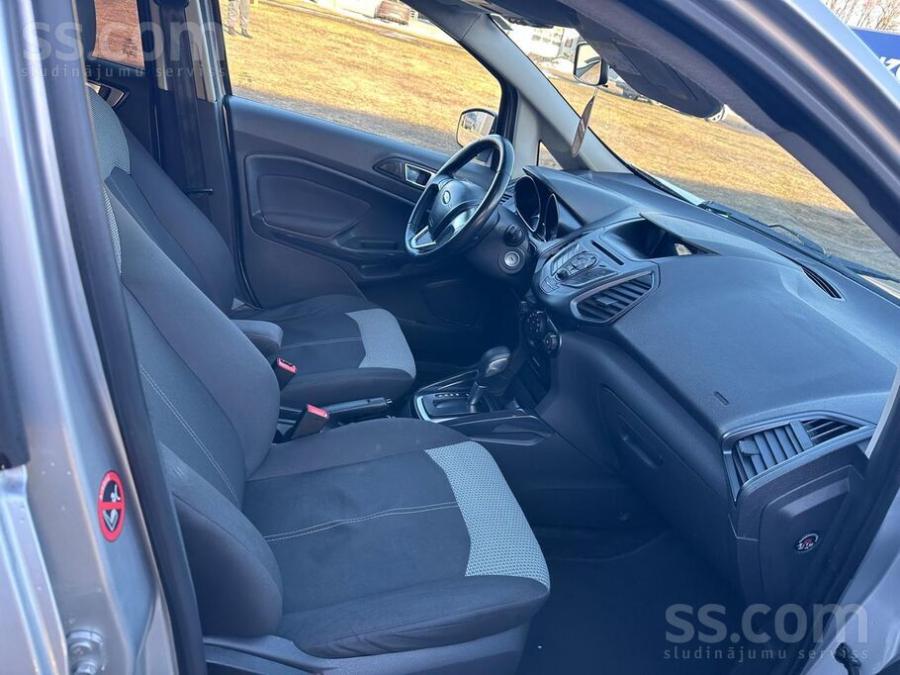 Grey Ford EcoSport 2016 in Riga, with an engine capacity of 1.50 L and mileage of 111 thousand km for 6100 €, photo 3 on AUTOMOTO.COM.LV