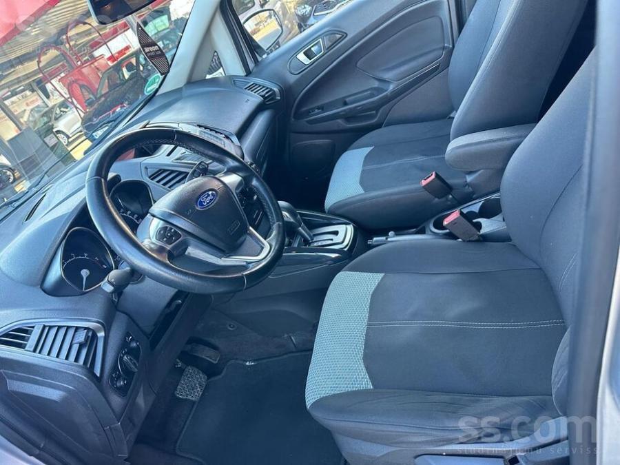 Grey Ford EcoSport 2016 in Riga, with an engine capacity of 1.50 L and mileage of 111 thousand km for 6100 €, photo 8 on AUTOMOTO.COM.LV