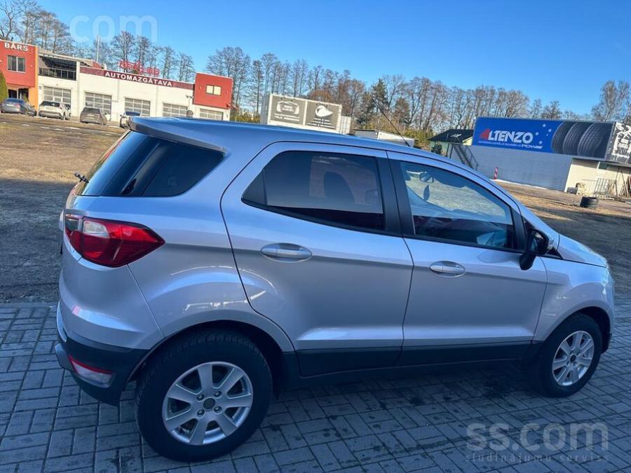 Grey Ford EcoSport 2016 in Riga, with an engine capacity of 1.50 L and mileage of 111 thousand km for 6100 €, photo 9 on AUTOMOTO.COM.LV