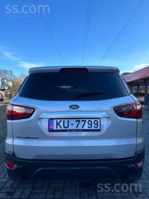 Grey Ford EcoSport 2016 in Riga, with an engine capacity of 1.50 L and mileage of 111 thousand km for 6100 €, photo 1 on AUTOMOTO.COM.LV