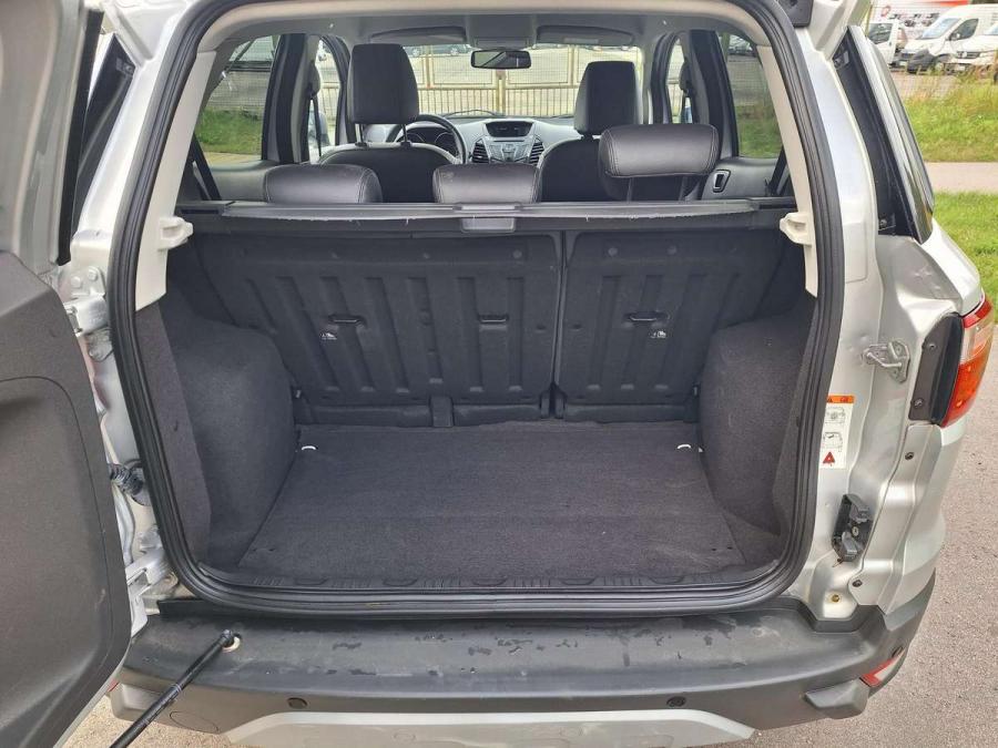 Grey Ford EcoSport 2016 in Taurage, with an engine capacity of 1.00 L and mileage of 166 thousand km for 4700 €, photo 16 on AUTOMOTO.COM.LV