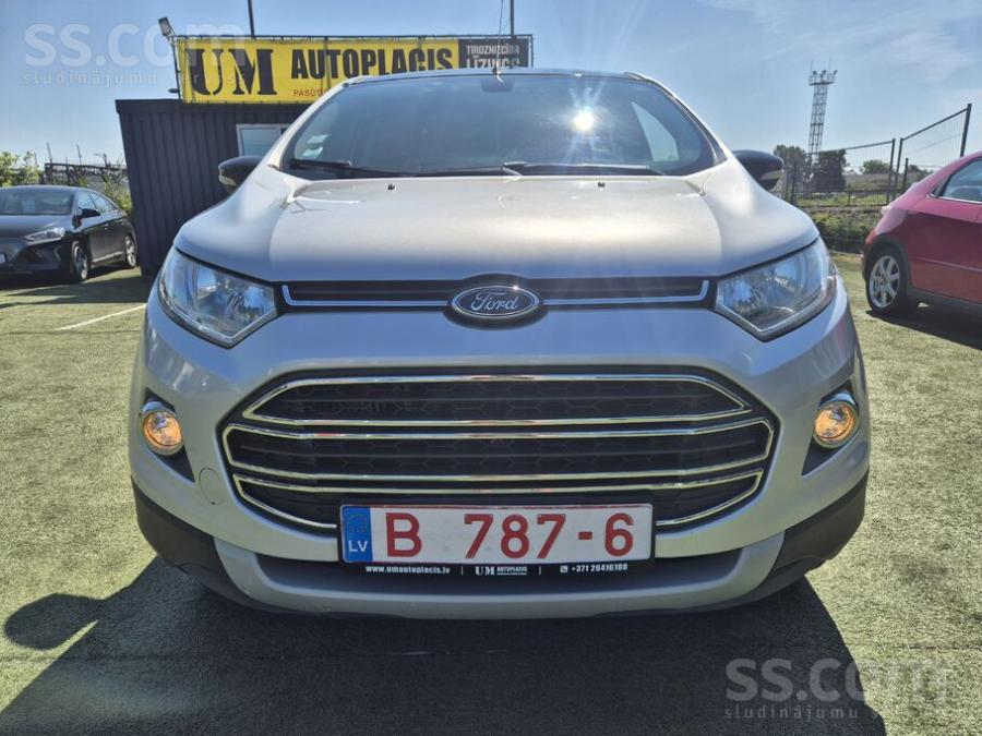 Pelēks Ford EcoSport 2017 Liepāja, ar dzinēja tilpumu 1.00 L un nobraukumu 100 tūkst. km par 6900 €, foto 3 vietnē AUTOMOTO.COM.LV