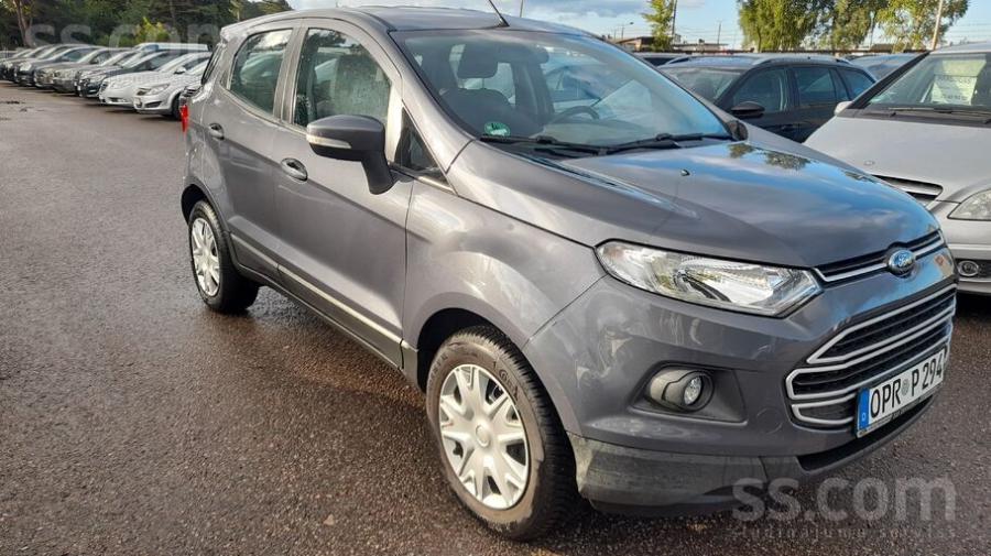 Pelēks Ford EcoSport 2017 Rīga, ar dzinēja tilpumu 1.50 L un nobraukumu 121 tūkst. km par 7100 €, foto 4 vietnē AUTOMOTO.COM.LV