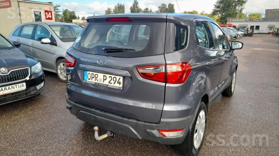 Pelēks Ford EcoSport 2017 Rīga, ar dzinēja tilpumu 1.50 L un nobraukumu 121 tūkst. km par 7100 €, foto 11 vietnē AUTOMOTO.COM.LV