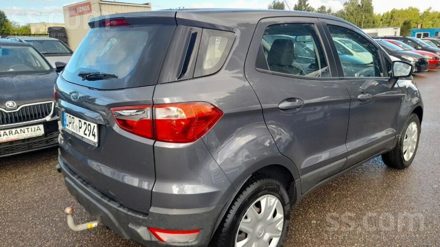 Pelēks Ford EcoSport 2017 Rīga, ar dzinēja tilpumu 1.50 L un nobraukumu 121 tūkst. km par 7100 €, foto 12 vietnē AUTOMOTO.COM.LV