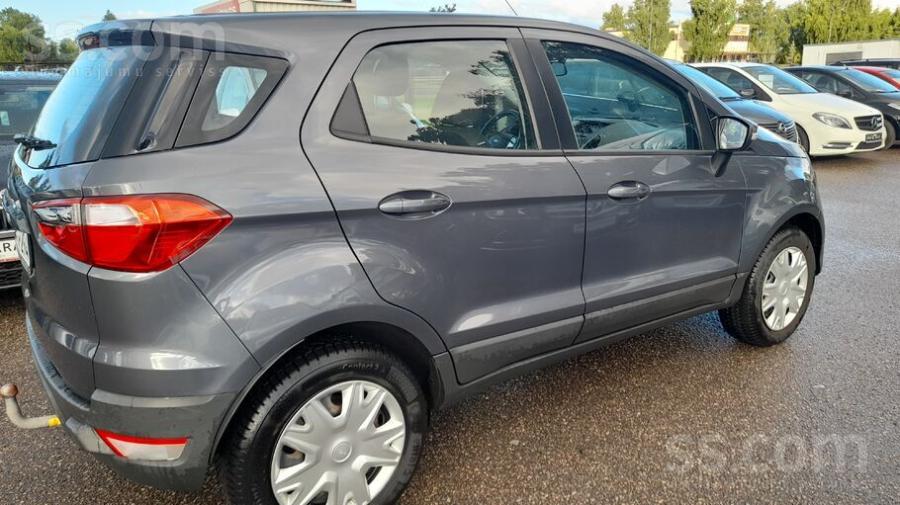 Pelēks Ford EcoSport 2017 Rīga, ar dzinēja tilpumu 1.50 L un nobraukumu 121 tūkst. km par 7100 €, foto 13 vietnē AUTOMOTO.COM.LV