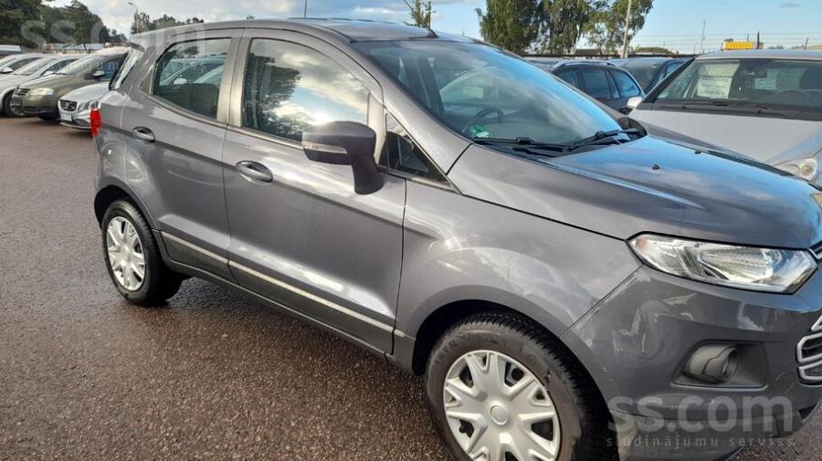 Pelēks Ford EcoSport 2017 Rīga, ar dzinēja tilpumu 1.50 L un nobraukumu 121 tūkst. km par 7100 €, foto 14 vietnē AUTOMOTO.COM.LV