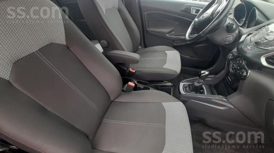 Pelēks Ford EcoSport 2017 Rīga, ar dzinēja tilpumu 1.50 L un nobraukumu 121 tūkst. km par 7100 €, foto 19 vietnē AUTOMOTO.COM.LV