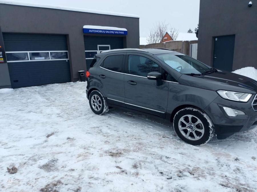 Pelēks Ford EcoSport 2018 Tauragė, ar dzinēja tilpumu 1.00 L un nobraukumu 98 tūkst. km par 6400 €, foto 3 vietnē AUTOMOTO.COM.LV