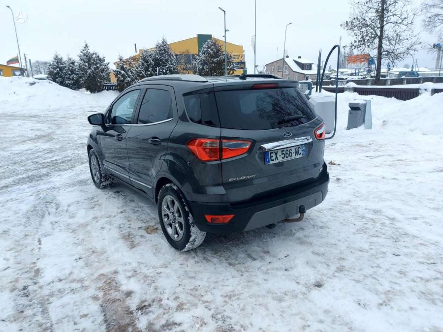 Pelēks Ford EcoSport 2018 Tauragė, ar dzinēja tilpumu 1.00 L un nobraukumu 98 tūkst. km par 6400 €, foto 5 vietnē AUTOMOTO.COM.LV