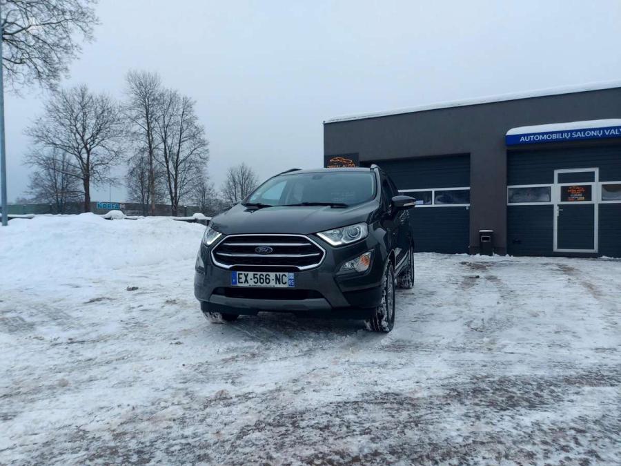Pelēks Ford EcoSport 2018 Tauragė, ar dzinēja tilpumu 1.00 L un nobraukumu 98 tūkst. km par 6400 €, foto 8 vietnē AUTOMOTO.COM.LV