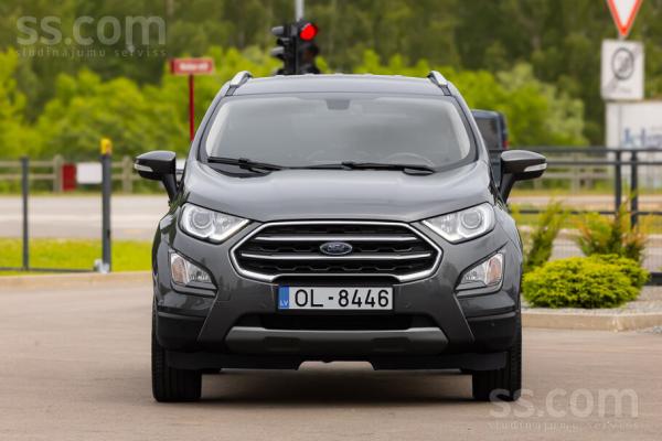 Grey Ford EcoSport 2018 in Jelgava, with an engine capacity of 1.00 L and mileage of 0 thousand km for 9200 €, photo 2 on AUTOMOTO.COM.LV