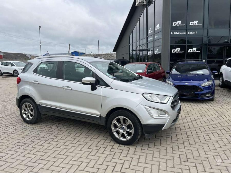Pelēks Ford EcoSport 2018 Tauragė, ar dzinēja tilpumu 1.00 L un nobraukumu 103 tūkst. km par 7400 €, foto 1 vietnē AUTOMOTO.COM.LV