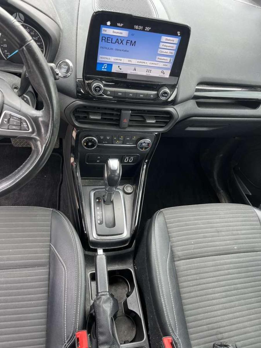 Pelēks Ford EcoSport 2018 Tauragė, ar dzinēja tilpumu 1.00 L un nobraukumu 103 tūkst. km par 7400 €, foto 16 vietnē AUTOMOTO.COM.LV