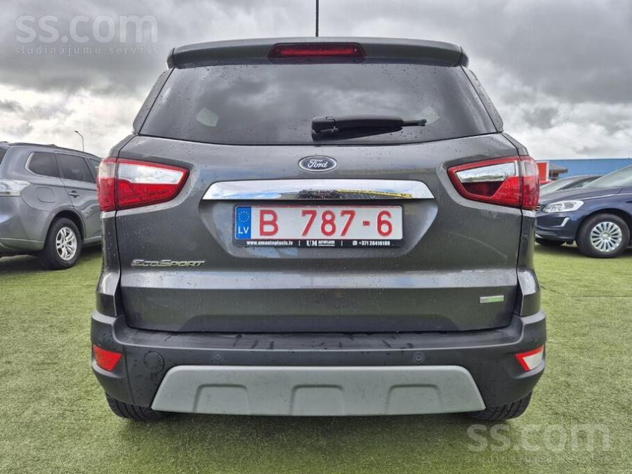 Pelēks Ford EcoSport 2018 Liepāja, ar dzinēja tilpumu 1.00 L un nobraukumu 119 tūkst. km par 8600 €, foto 7 vietnē AUTOMOTO.COM.LV
