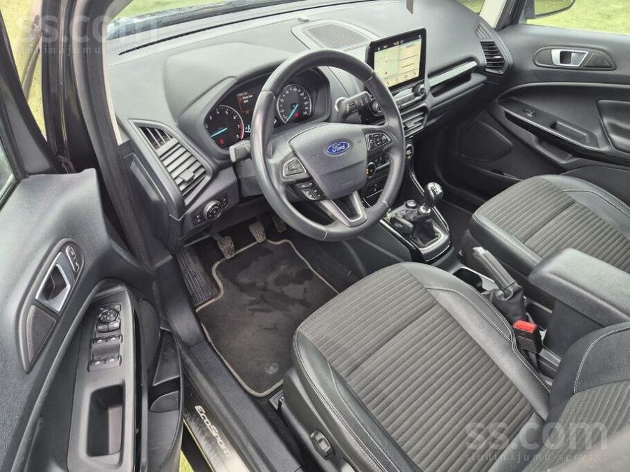 Pelēks Ford EcoSport 2018 Liepāja, ar dzinēja tilpumu 1.00 L un nobraukumu 119 tūkst. km par 8600 €, foto 10 vietnē AUTOMOTO.COM.LV