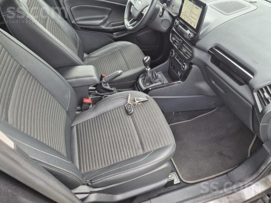 Pelēks Ford EcoSport 2018 Liepāja, ar dzinēja tilpumu 1.00 L un nobraukumu 119 tūkst. km par 8600 €, foto 18 vietnē AUTOMOTO.COM.LV