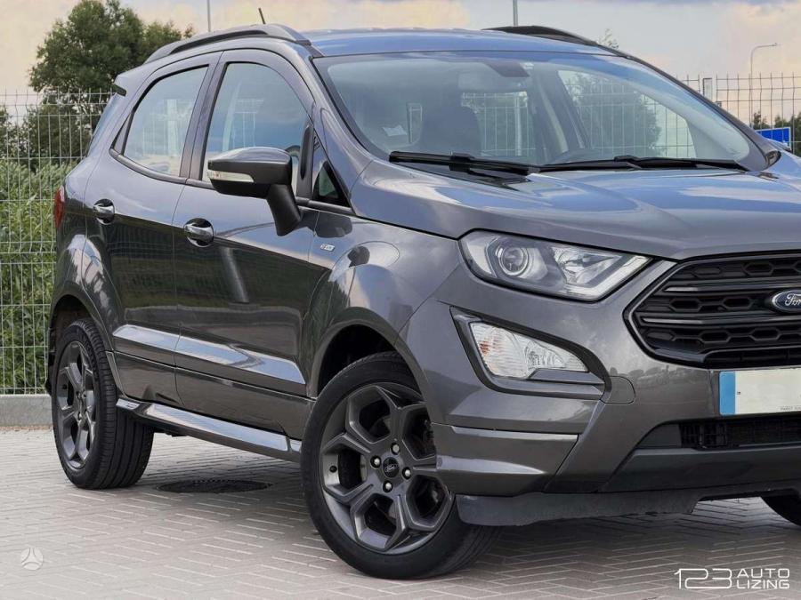 Grey Ford EcoSport 2018 in Taurage, with an engine capacity of 1.00 L and mileage of 106 thousand km for 7200 €, photo 7 on AUTOMOTO.COM.LV