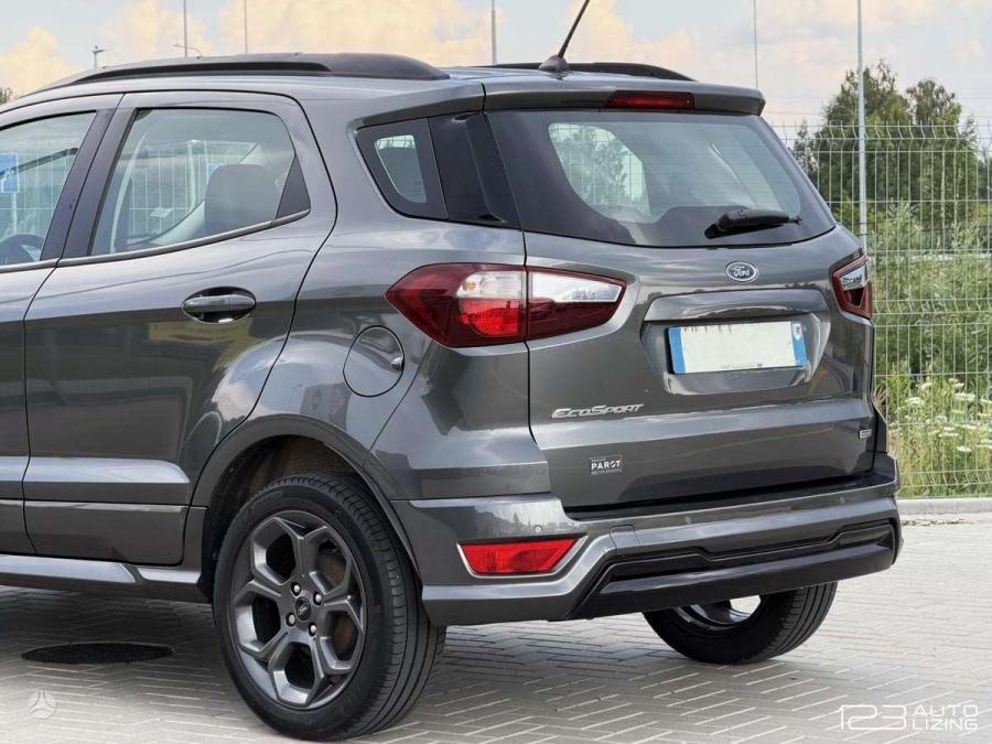 Grey Ford EcoSport 2018 in Taurage, with an engine capacity of 1.00 L and mileage of 106 thousand km for 7200 €, photo 9 on AUTOMOTO.COM.LV