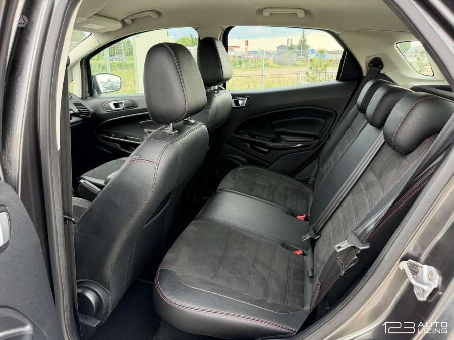 Grey Ford EcoSport 2018 in Taurage, with an engine capacity of 1.00 L and mileage of 106 thousand km for 7200 €, photo 15 on AUTOMOTO.COM.LV